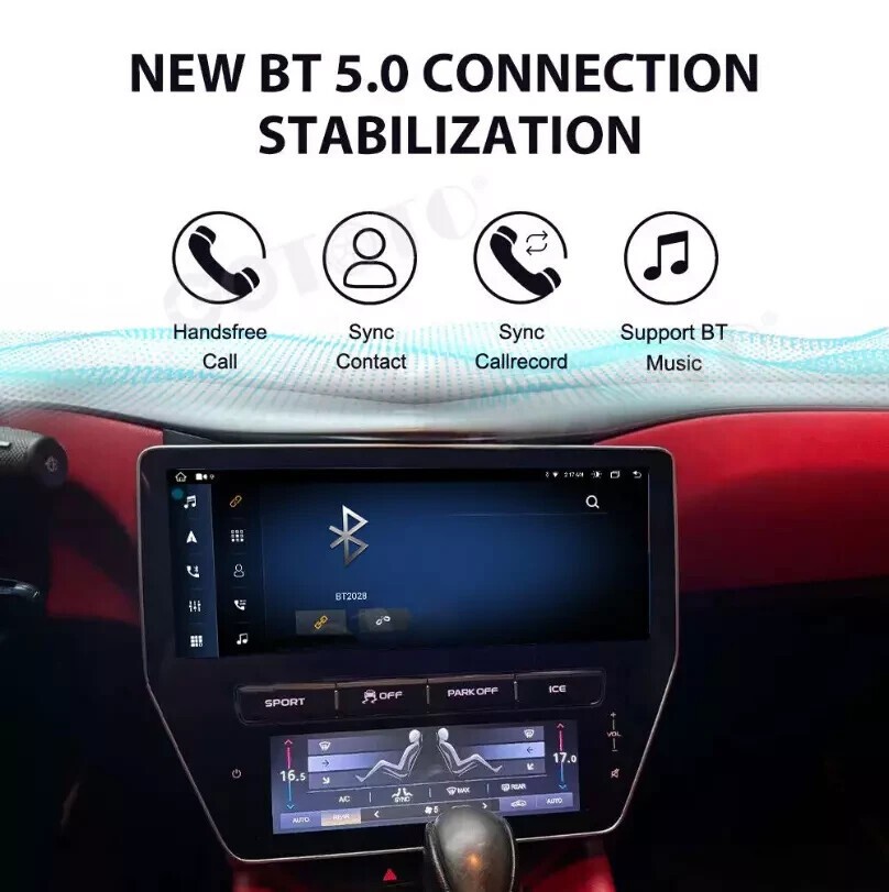 Android Car Radio Stereo Carplay GPS Screen+Touch A/C Panel For ...