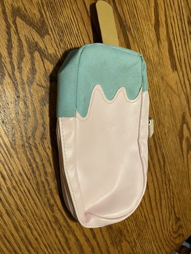 Yoobi Ice Cream Popsicle Shaped Pink Pencil Case Bag | eBay