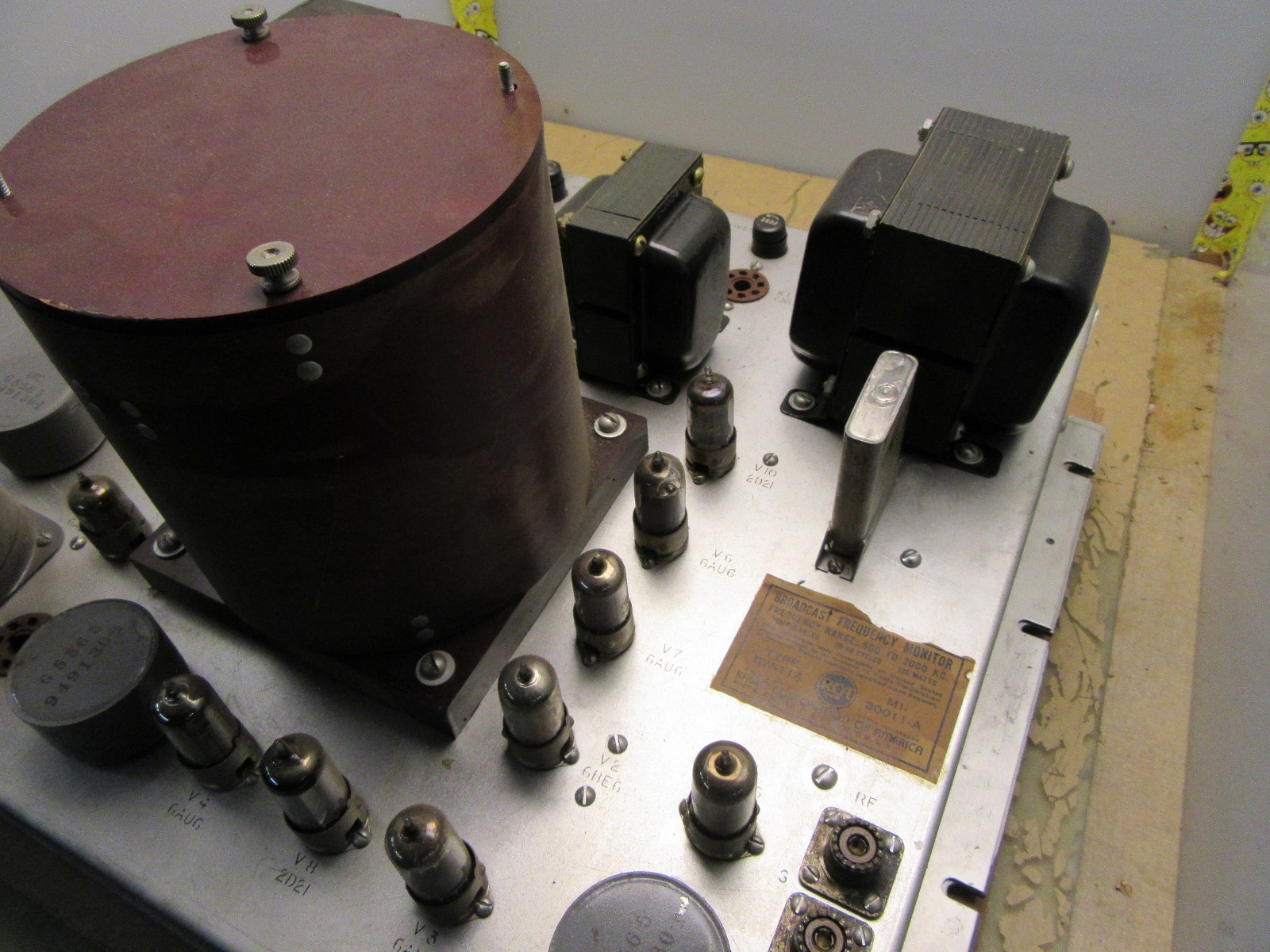 vintage RCA BW-11A broadcast frequency monitor MI-30011-A radio [4*L-20 ...