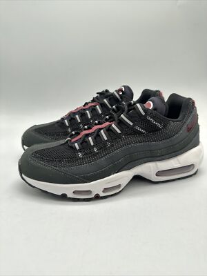 Nike Air Max 95 Essential Black Red DQ3982-001 Men's Size 13 | eBay