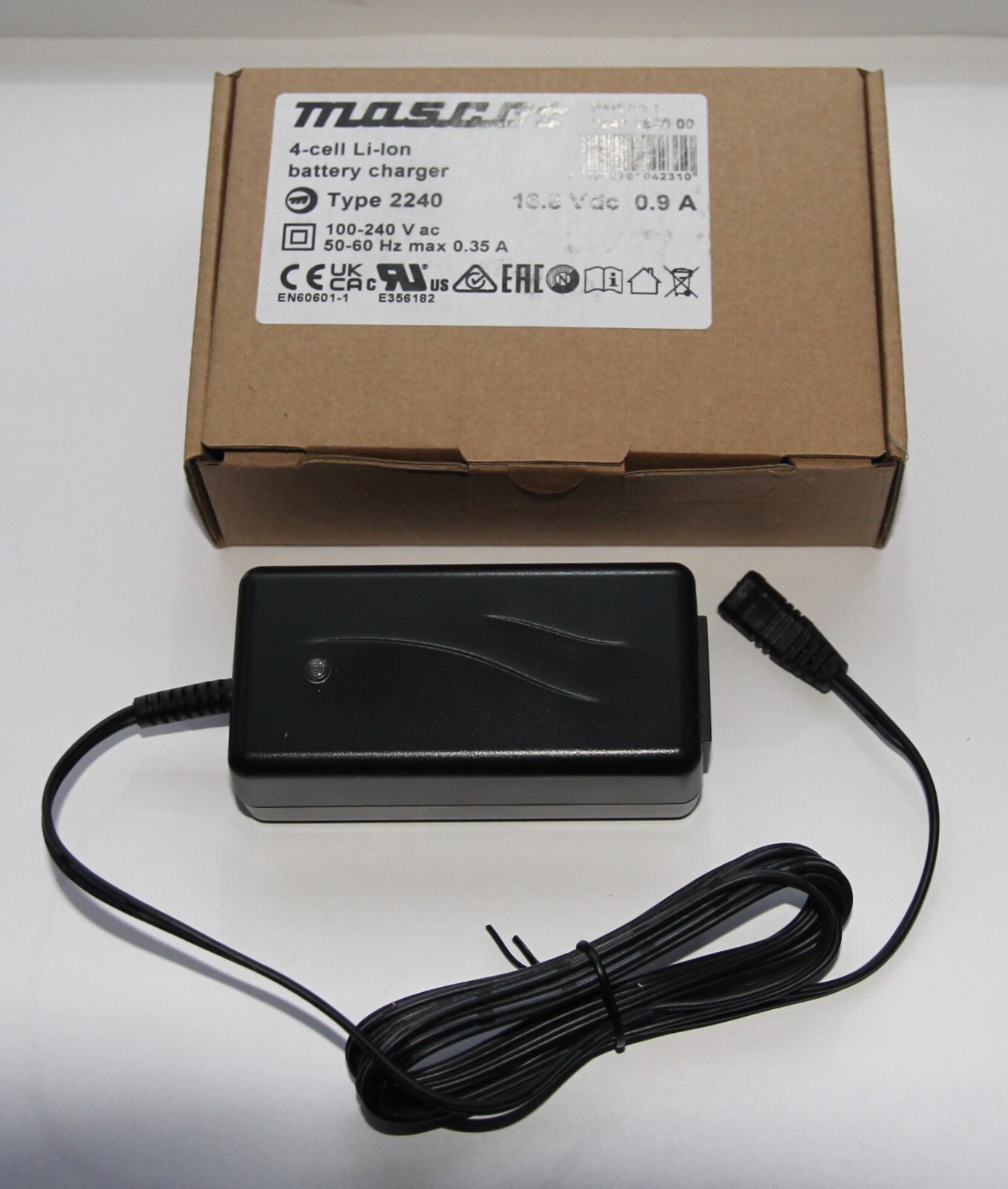 Mascot 4-Cell Lithium-Ion Battery Charger 16.8Vdc 0.9A 15.1W - Type ...