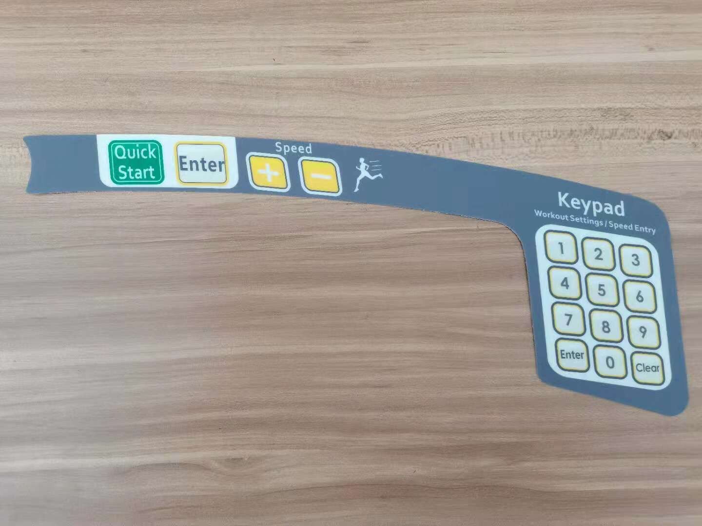 NEW 1 set left and right Johnson T50X Treadmill Panel Membrane Keypad # ...