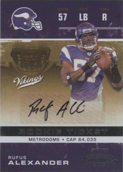 2007 Playoff Contenders - Rufus Alexander #215 (AU, RC) for sale online ...