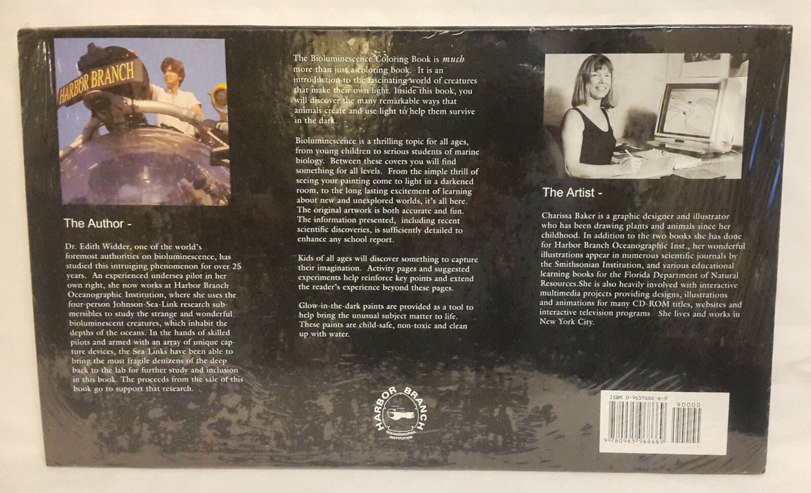 The Bioluminescence Coloring Book by Edith Widder (Comb Bound, Revised edition,Large Type ...