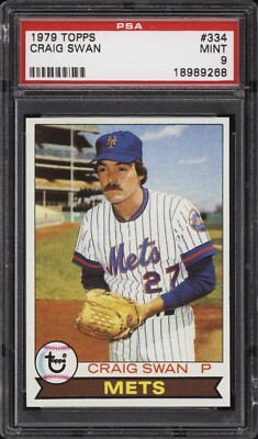 1979 Topps #334 Craig Swan - Mets - PSA 9 - 18989268 - Baseball Card | eBay