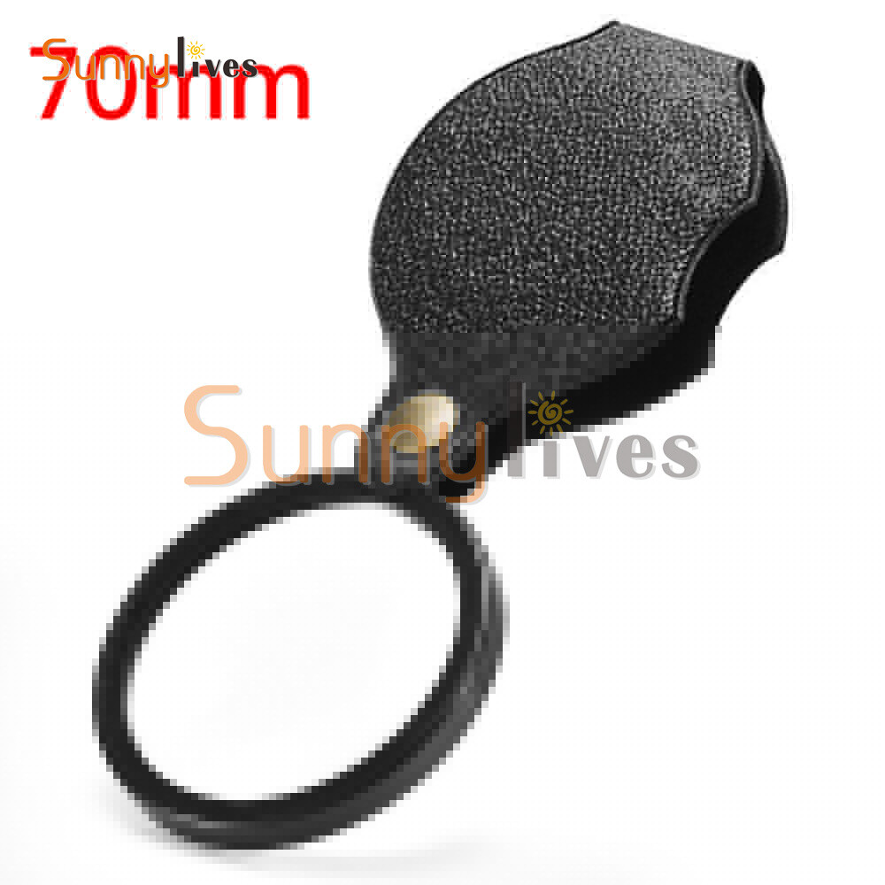 10X Folding Magnifying Glass Pocket Small Size Optical Magnifier Lens ...