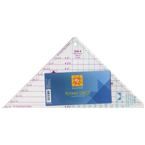 EZ Quilting EZ Flying Geese Triangle Quilt Ruler (8823748A) | eBay ...