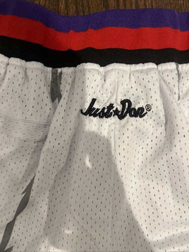 JustDon NBA Raptors Shorts White Size Small Great Condition | eBay