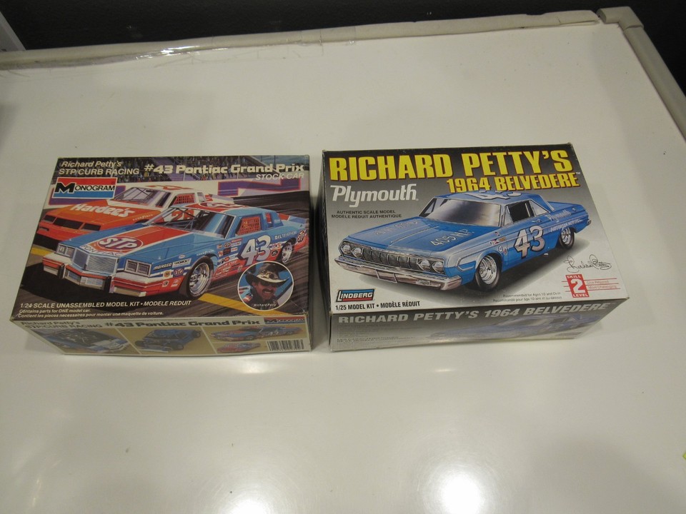 Lindberg Monogram Richard Petty 43 Race Nascar Model Kits 1/25 1/24 ...
