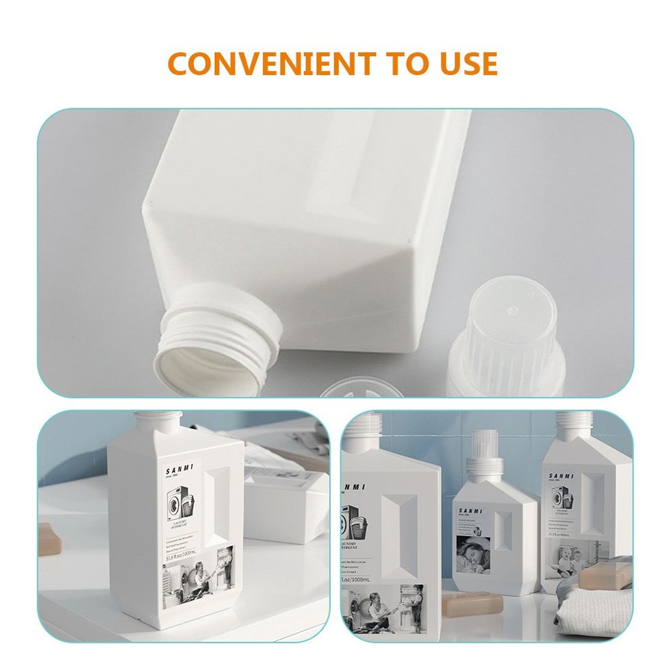 2 Pcs Laundry Dispenser Soap Bottle Handwash Detergent Container | eBay ...