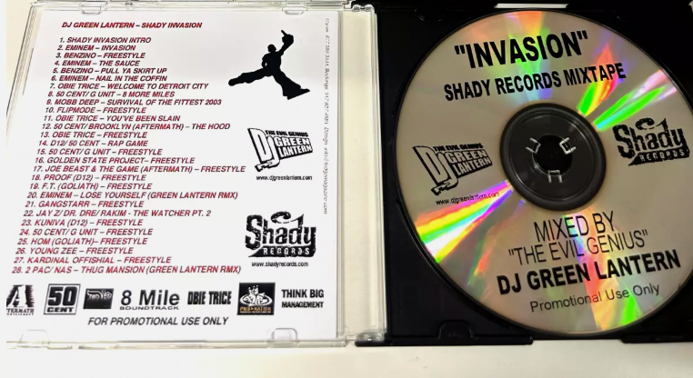 RARE DJ Green Lantern Invasion pt.1 Shady Times NYC mixtape mix cd. | eBay