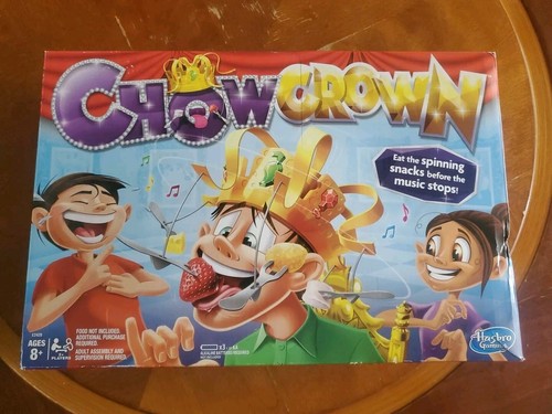 Chow Crown Game Kids Electronic Spinning Crown Snacks Food Kids ...