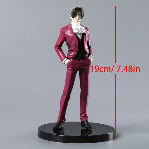 Anime Ace Attorney Miles Edgeworth PVC Figure Statue New No Box 19cm | eBay