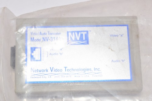 NEW NVT NV-314A Single Channel Passive Video/Audio Transceiver | eBay