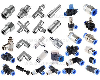 High Pressure Metal Push-in Fittings for Air or Central Lubrication ...