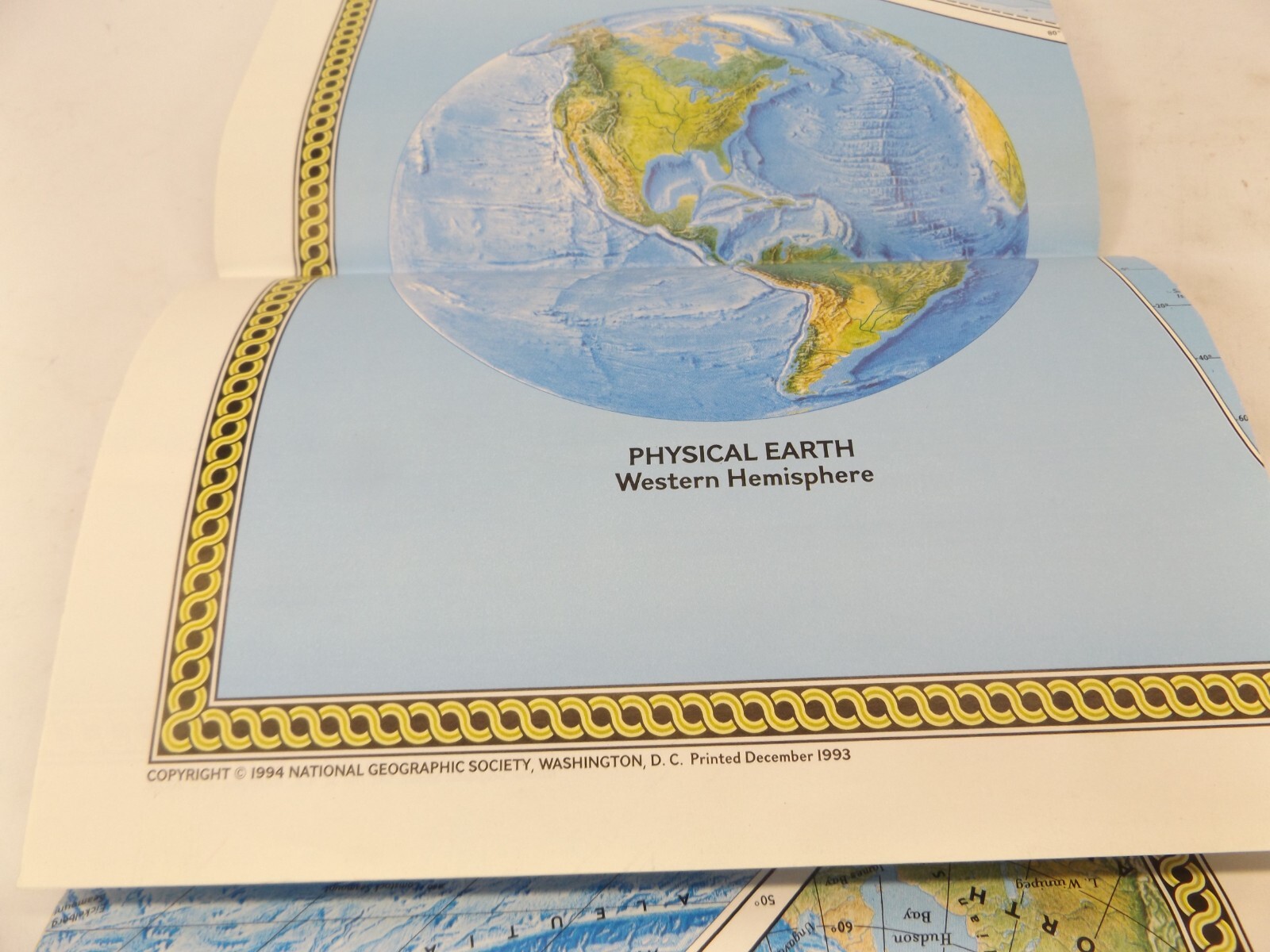 Western Hemisphere Physical Map