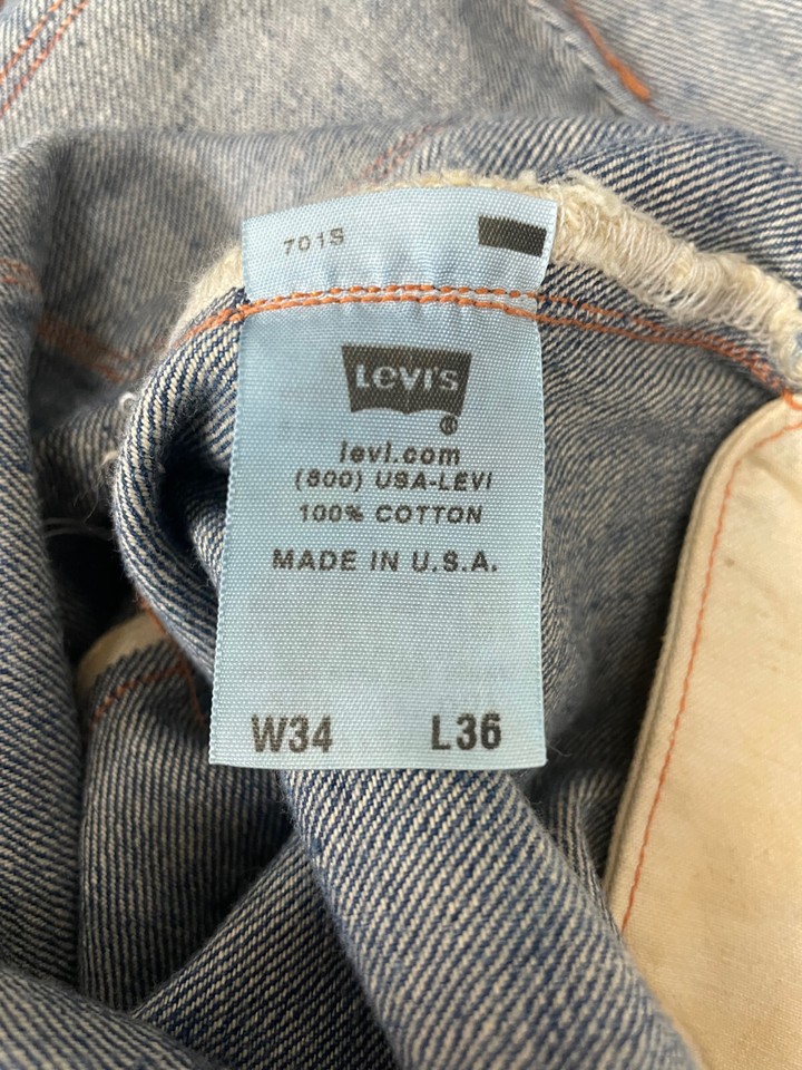 Levis Vintage Clothing LVC Vault Piece 1915 201 Jeans Levi's USA #326 ...