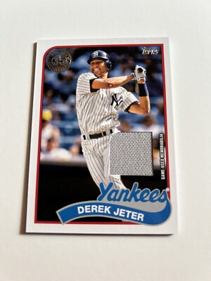 Derek Jeter 2024 Topps Series 2 35th Anniversary Relic Jersey Card ...