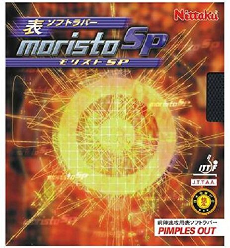 Nittaku Tischtennis Gummi Moristo Sp Max NR-8670 (Spin) Schwarz 2.3-2 ...