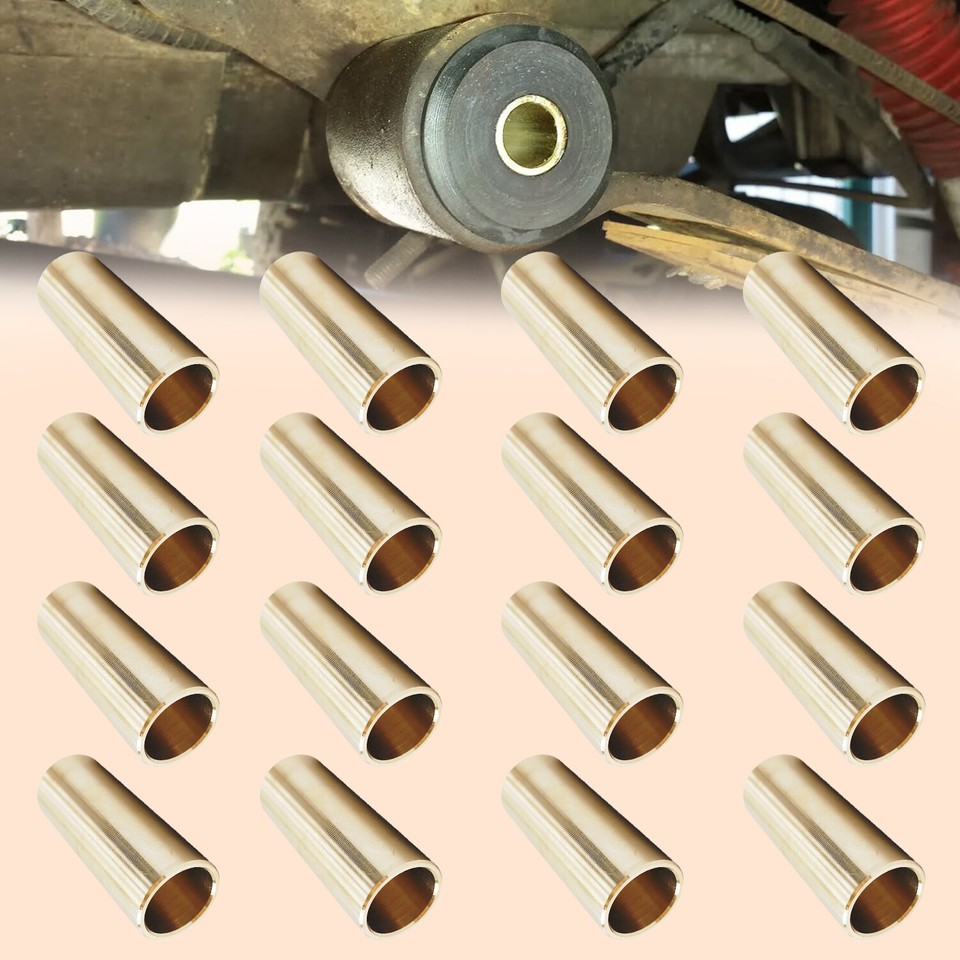 16 X Trailer Leaf Spring Bushing Kit Shackle Bushings Bronze Axle ...