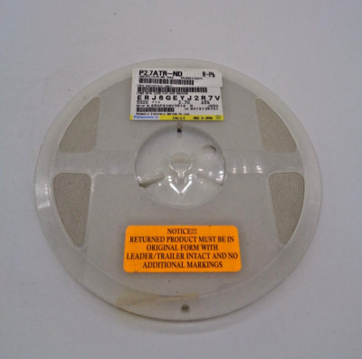 PANASONIC ERJGEYJ2R7V FIXED METALGLAZE FLAT CHIP RESISTORS, NEW | eBay