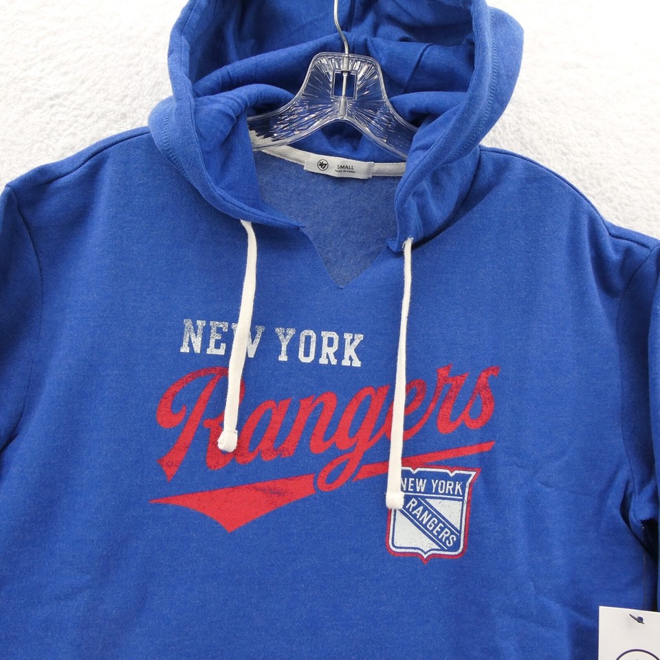 New York Rangers Hoodie Small / Medium Womens Blue '47 Sweatshirt NHL ...