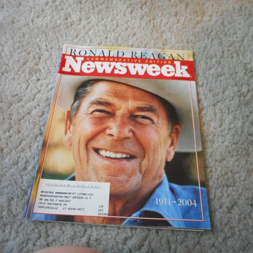 Ronald Reagan Newsweek Magazine June 2004 Commemorative Issue | eBay