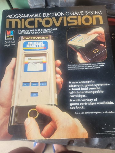 Milton Bradley Microvision Game ConsoleBlock Buster 3 Tested Games | eBay