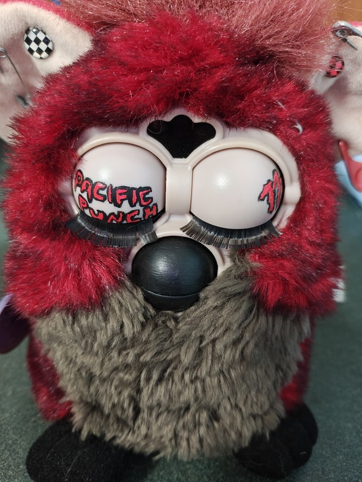 1998 Red Wolf Furby Custom 885209383280| eBay