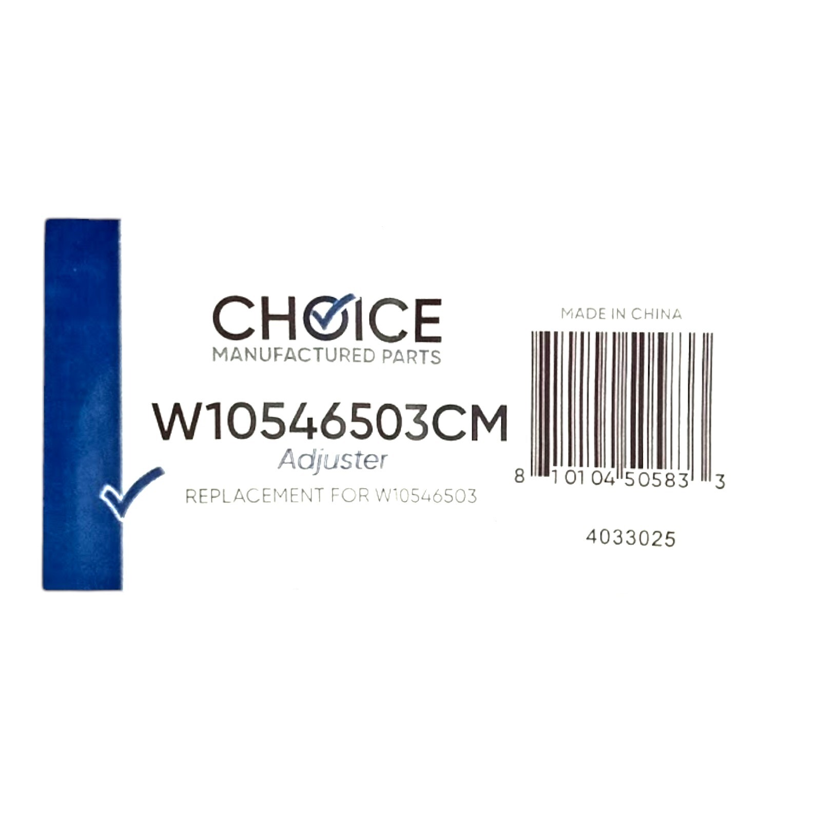 CMP Part W10546503 Dishwasher Upper Rack Adjuster for Whirlpool ...