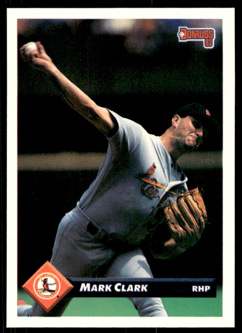 1993 Donruss Baseball Card Mark Clark St. Louis Cardinals #152 | eBay