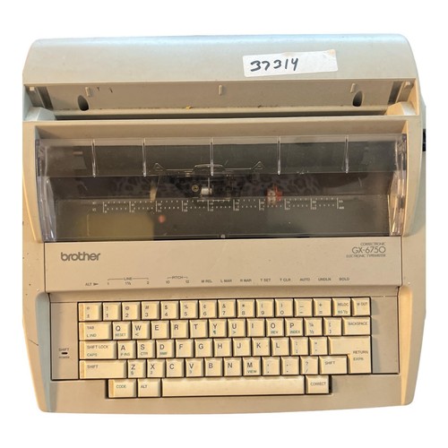 Brother GX-6750 Daisy Wheel Correctronic Electric Typewriter Tested ...