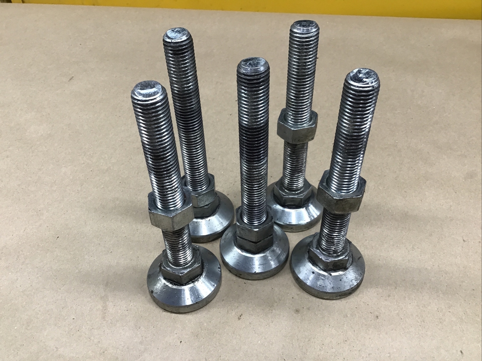 LOT OF 5 M20 Thread Studded Pivotal Stud Mount Leveling Pad & Mount ...