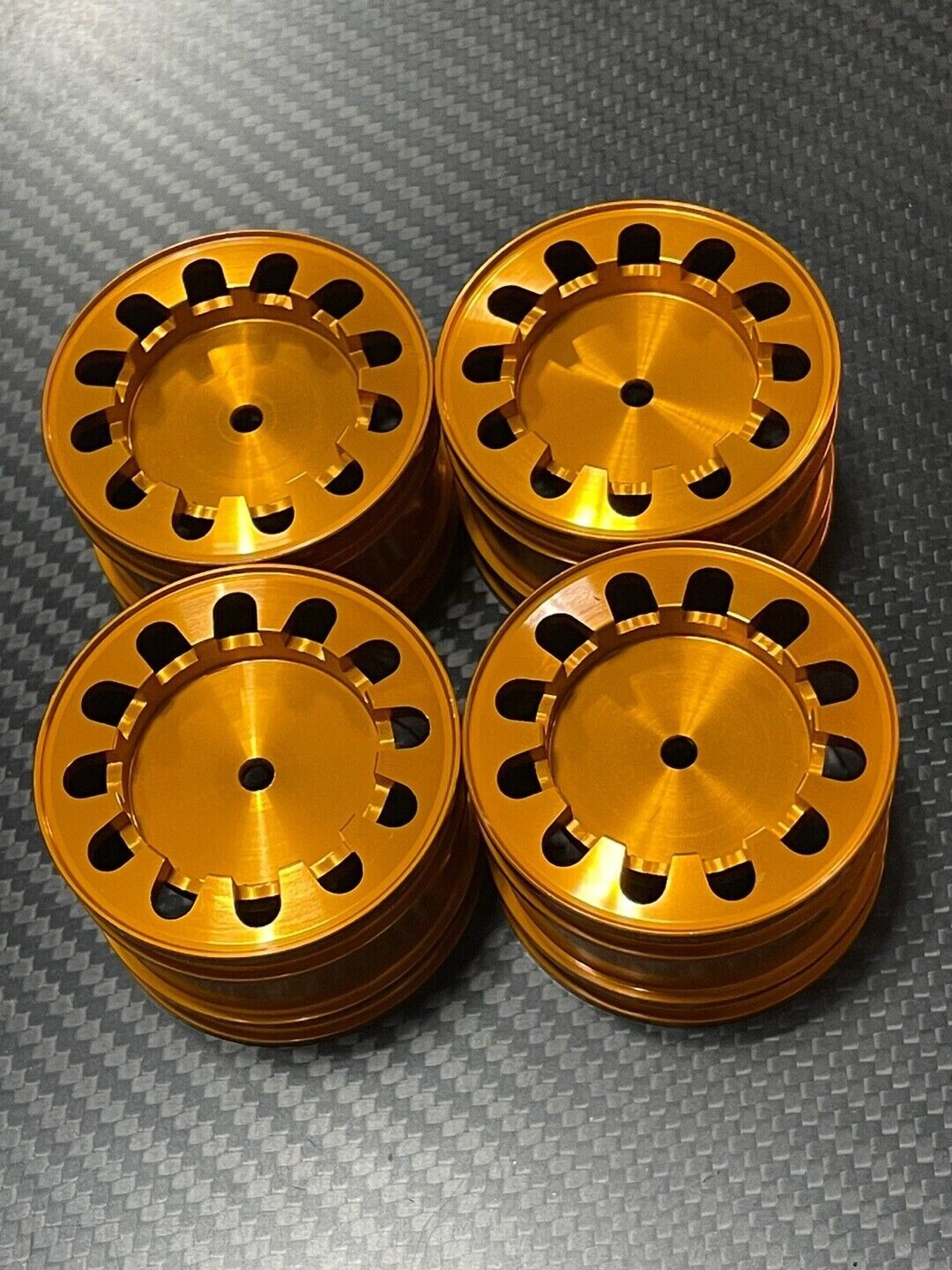 tamiya avante 2001 avante 2011 alloy wheels set gold and Cam Lock front ...