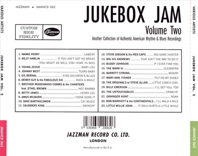 VARIOUS ARTISTS JUKEBOX JAM, VOL. 2 NEW CD 5036468200626| eBay