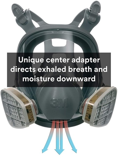 3M Full Facepiece Reusable Respirator Mask Large - 6900 for sale online ...