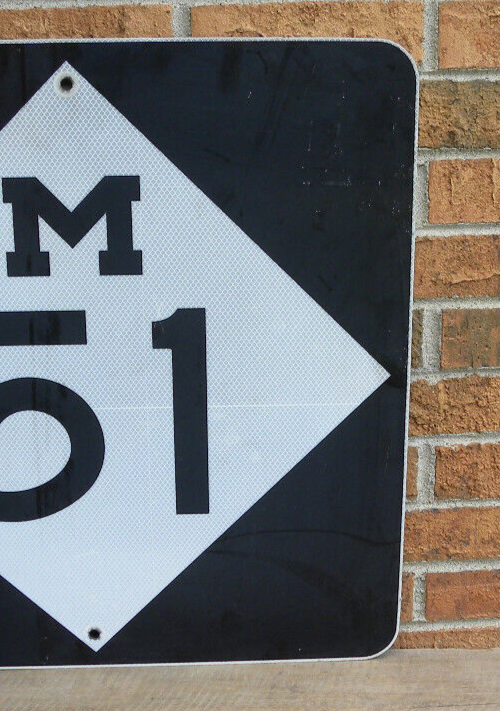 Vintage Michigan M22 Highway Sign 24 By 24 Thick Aluminum 2022