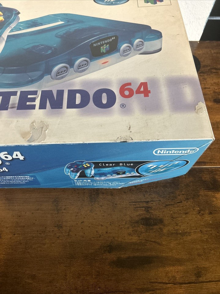 NEW Nintendo 64 Clear BLUE Console N64 Japan Excellent | eBay