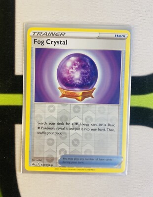 Fog Crystal 140/198 Reverse Holo Mint Pokemon TCG Card - Chilling Reign ...