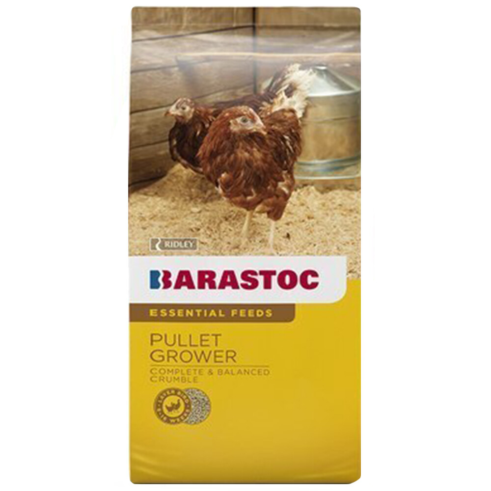 Barastoc Pullet Grower Crumble Energy Protein Poultry Pullet Feed 20kg ...