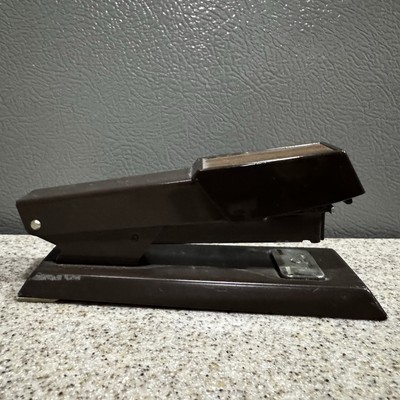 Vintage Bates 320 Stapler Brown Made In USA Tested Works Staples ...