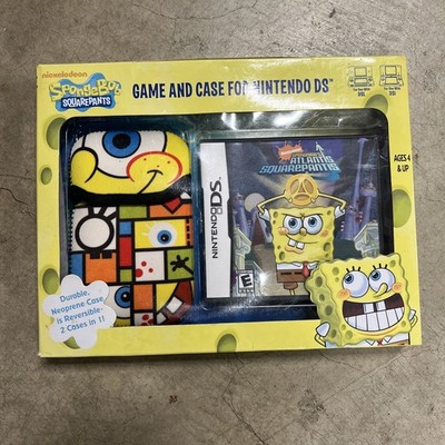 Spongebob Atlantis Squarepantis NDS Game and Sakar NDS Case Bundle | eBay