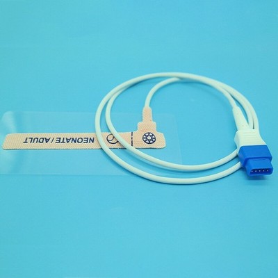 9Pin GE Trusignal Disposable Adult Neonate SpO2 Sensor Probe Cable ...