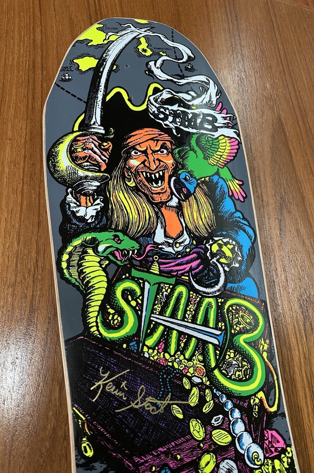 Signed Kevin Staab Pirate Limited Edition Autographed Skateboard Deck ...