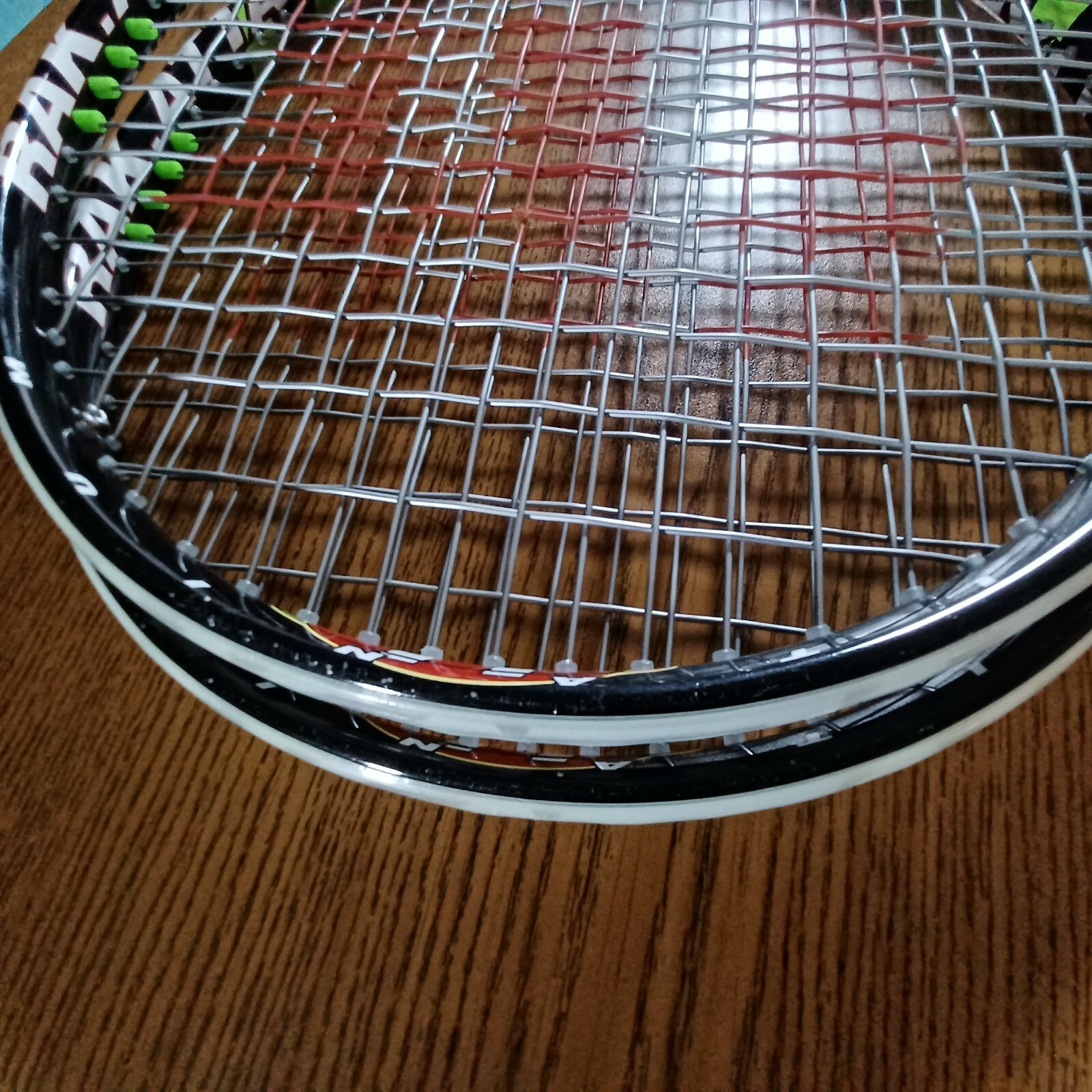 Lot of 2 Excellent Cond Wilson Ti Titanium Rak Attak 25 Tennis Rackets ...
