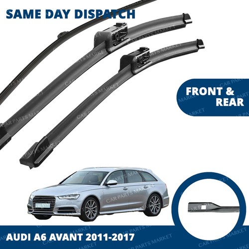 Front/Rear Windscreen for Audi A6 Avant 2011-2017 Wiper Blades 26" 21 ...