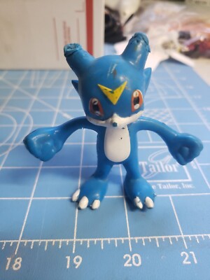 2002 DIGIMON VEEMON Blue White Poseable Figure | eBay