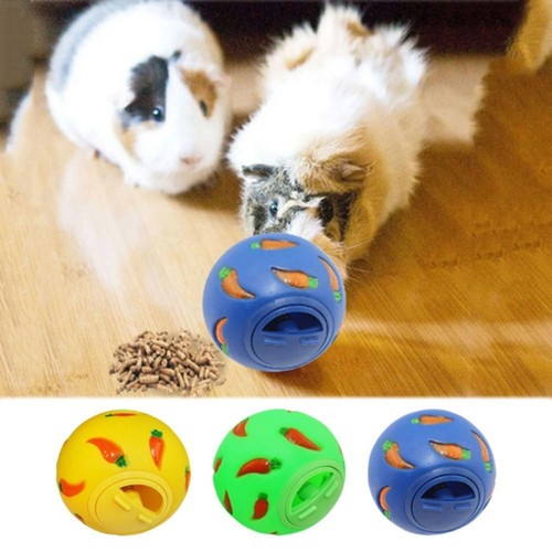 Rabbit Treat Ball Food Dispenser Feeding Toys Interactive Bunny Toy for ...