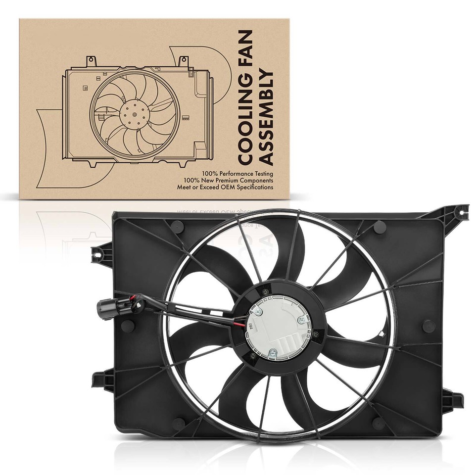 Radiator Fan Assembly w/ Brushless Motor for Chevy Bolt EV 17-23 Bolt ...