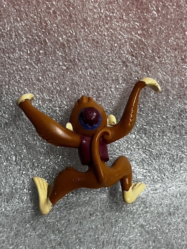 Vintage 1992 Walt Disney’s Aladdin ABU MONKEY PVC Toy Figure Mattel ...